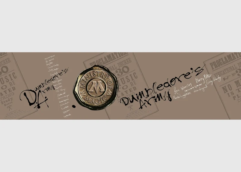 Wall Border Harry Potter Dumbledore's Army | 5 m x 9,7 cm | WBD 8141 ...